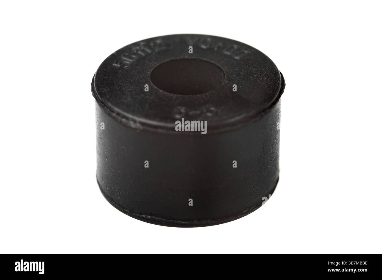 Car spare (rubber bush) isolated on white background Stock Photo - Alamy