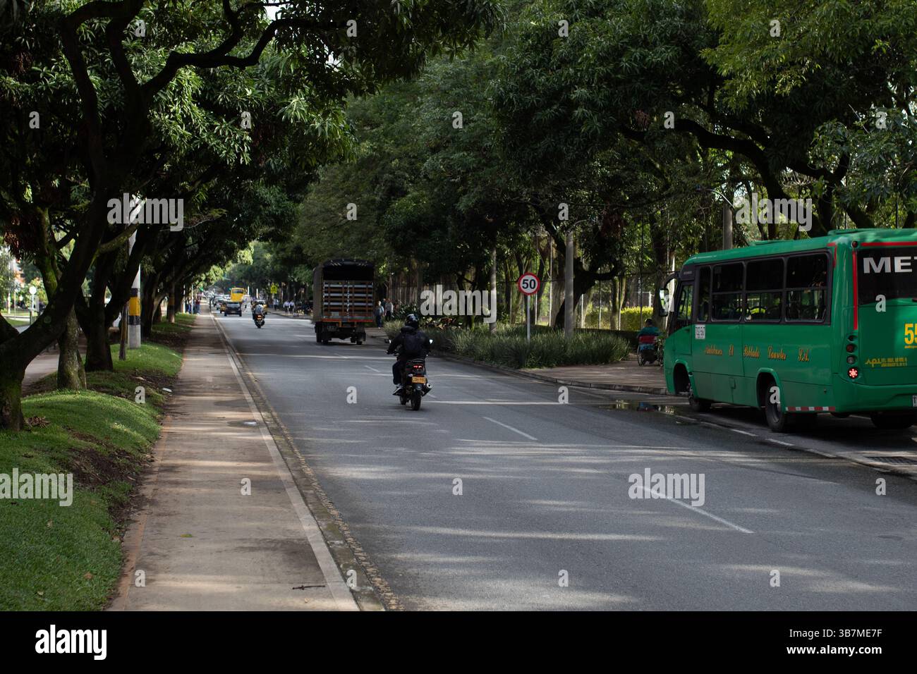 Medellins green corridors hi-res stock photography and images - Alamy