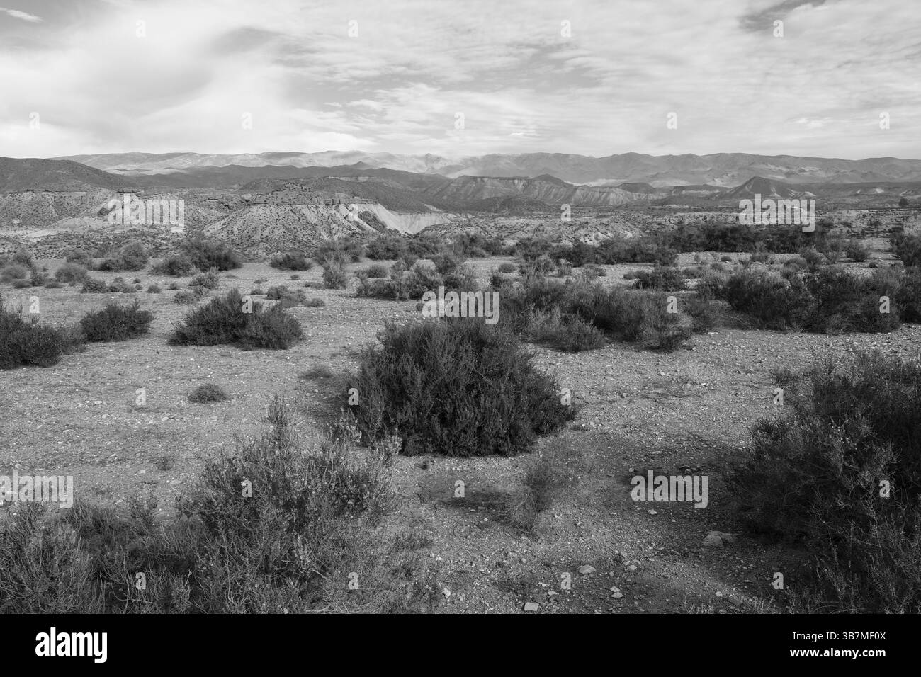 Tabernas desert almeria Black and White Stock Photos & Images - Alamy