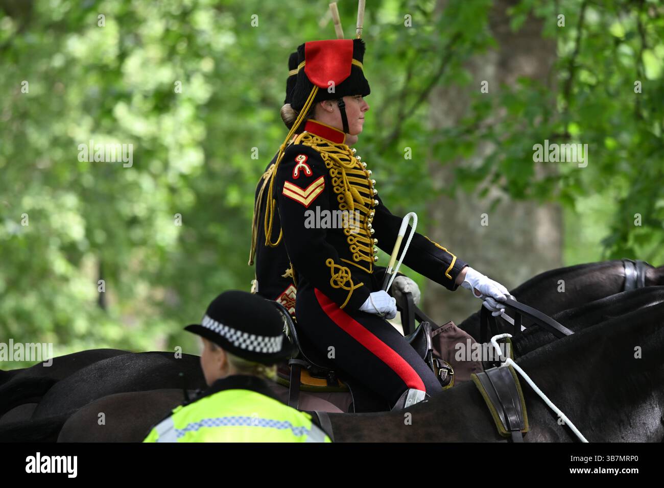 Hyde Park, London, UK. 6th May, 2025. 71 horses of The King’s Troop ...
