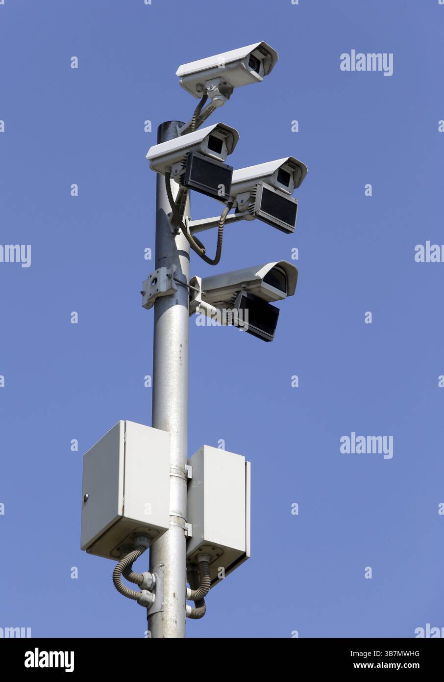 Security surveillance cameras of the streets Stock Photo - Alamy