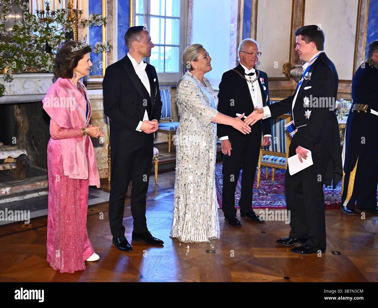 Queen Silvia, Mr. Björn Skúlason, Icelandic President Halla Tómasdóttir ...