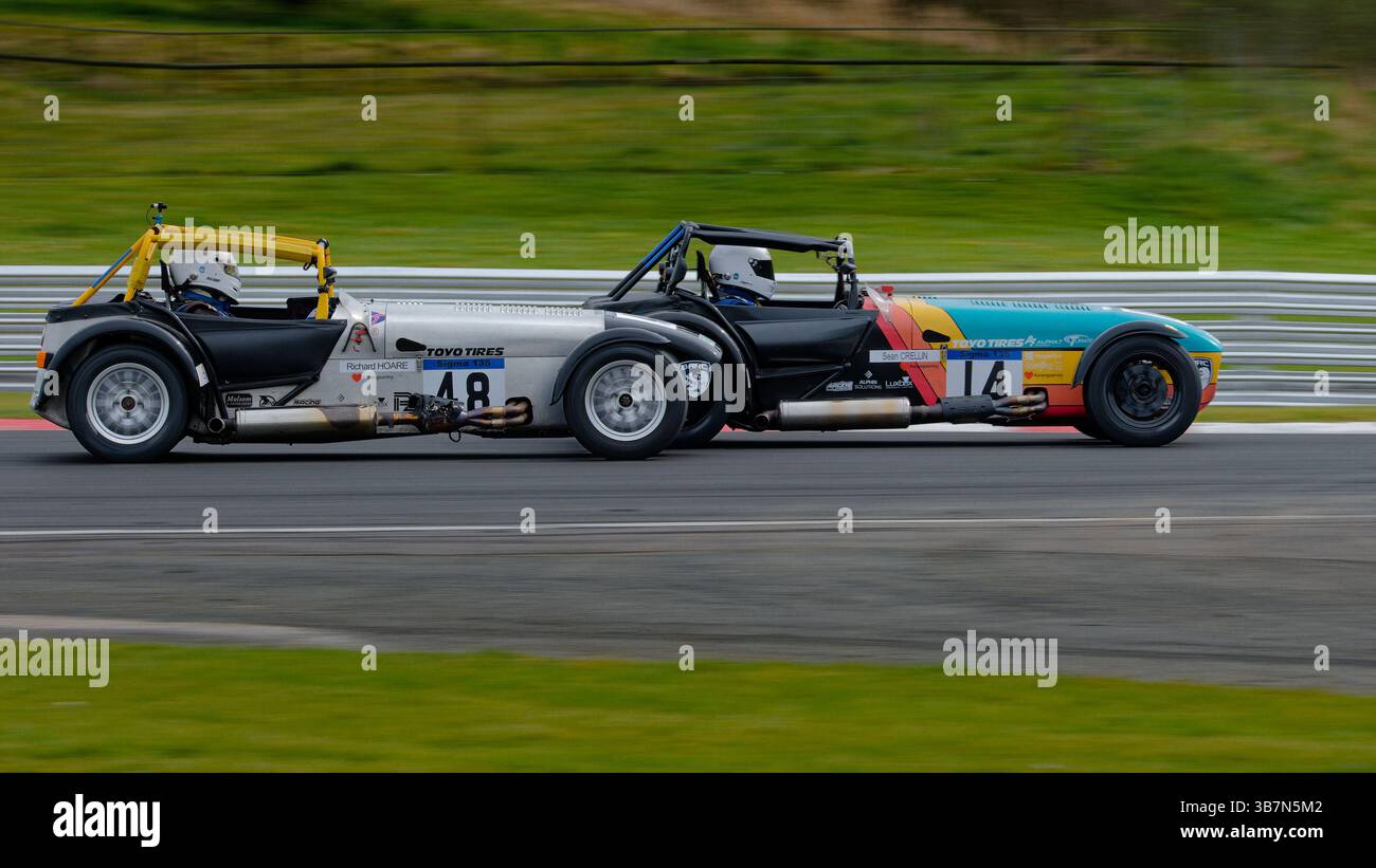 Caterham Racing OultonPark UK Stock Photo - Alamy