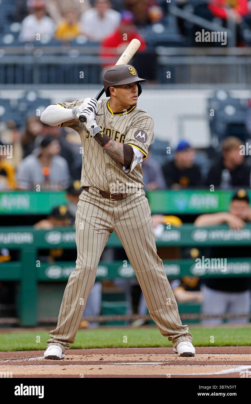 PITTSBURGH, PA - MAY 03: San Diego Padres third baseman Manny Machado ...