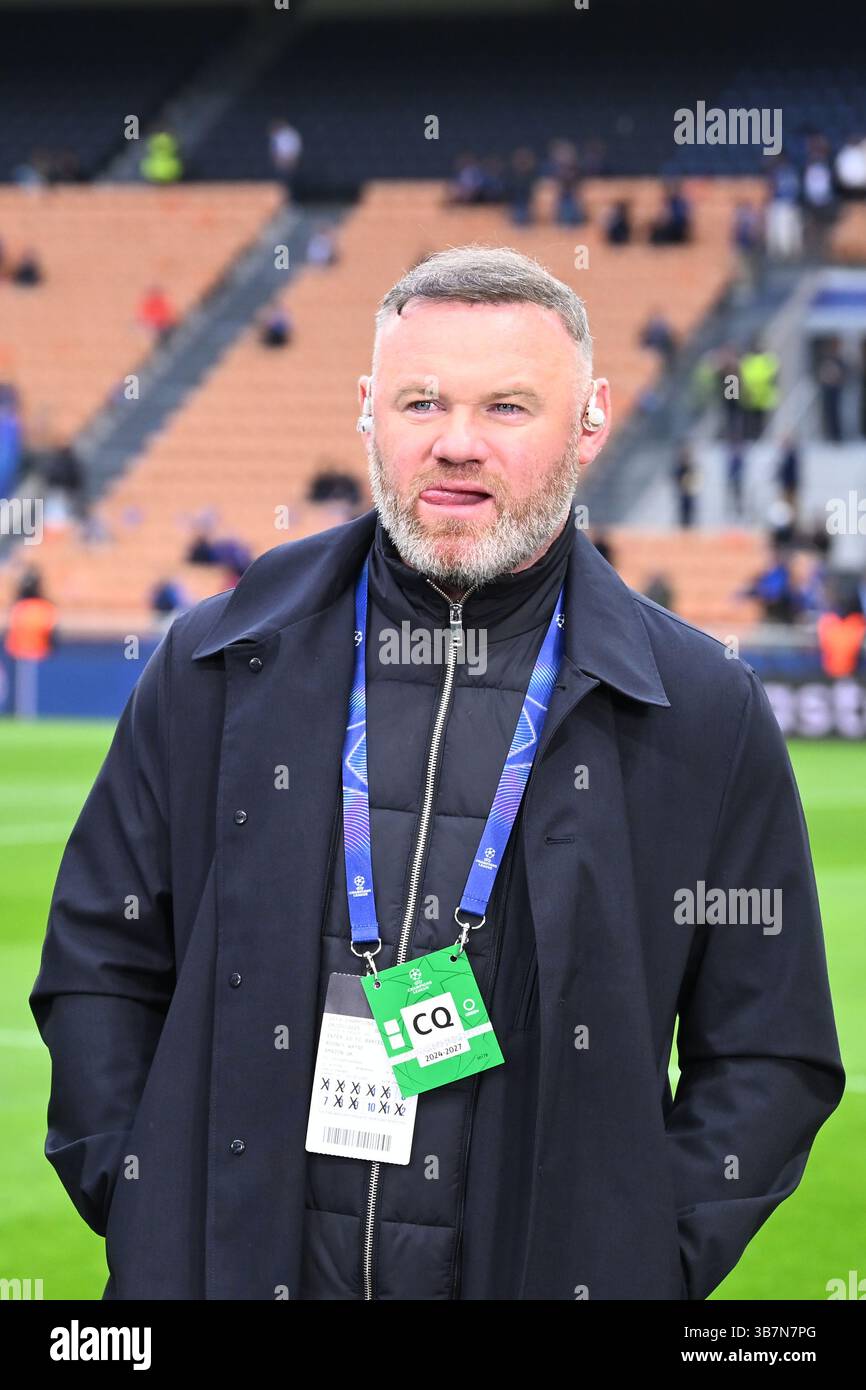 Wayne Rooney participates in the UEFA Champions League 2024/25 Semi ...