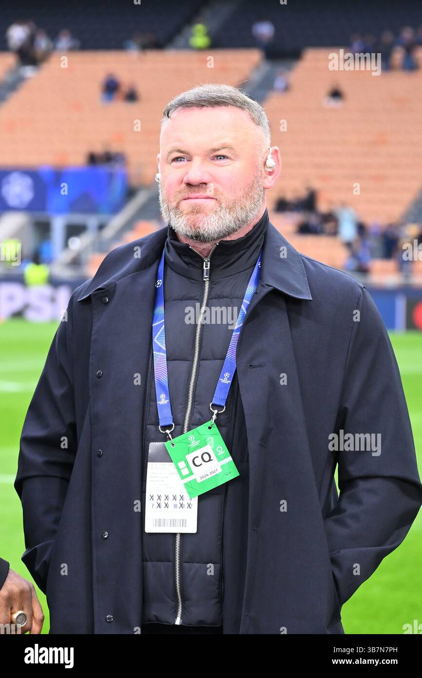 Wayne Rooney participates in the UEFA Champions League 2024/25 Semi ...