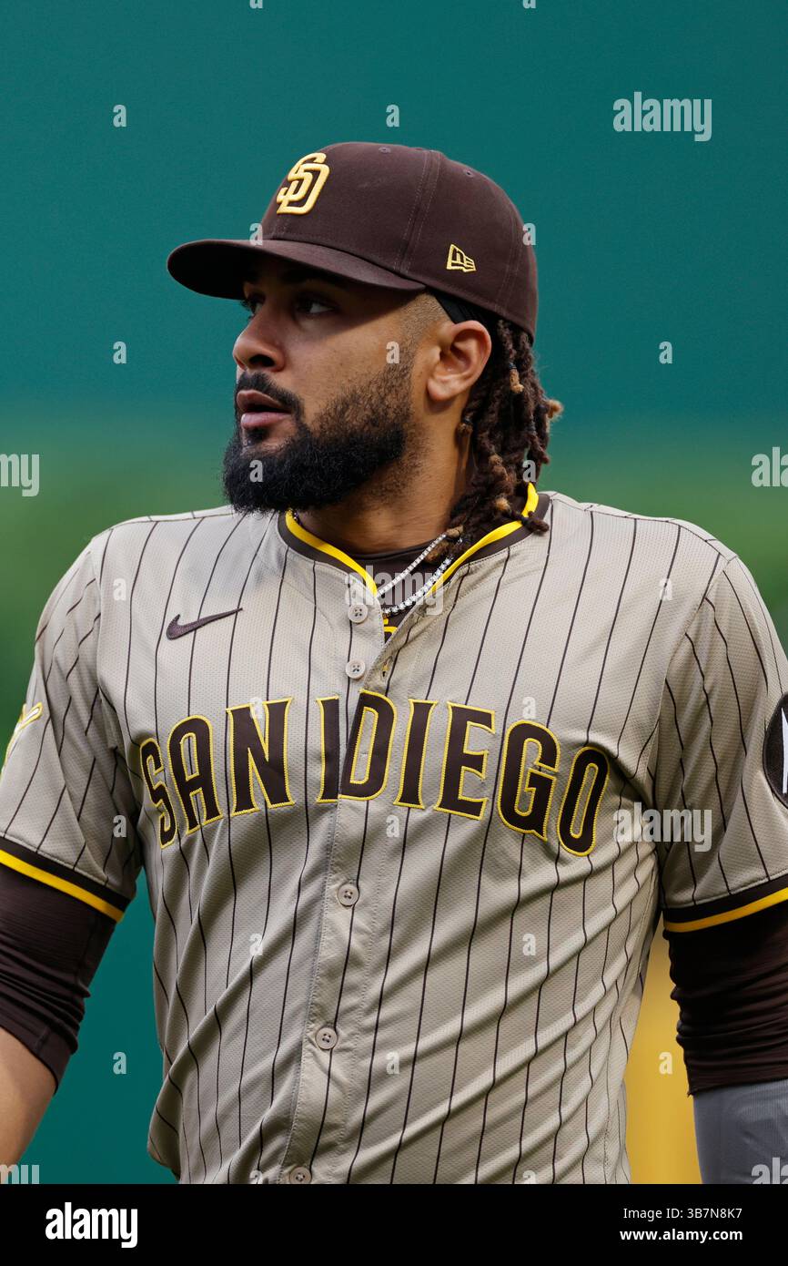 PITTSBURGH, PA - MAY 03: San Diego Padres outfielder Fernando Tatis Jr ...