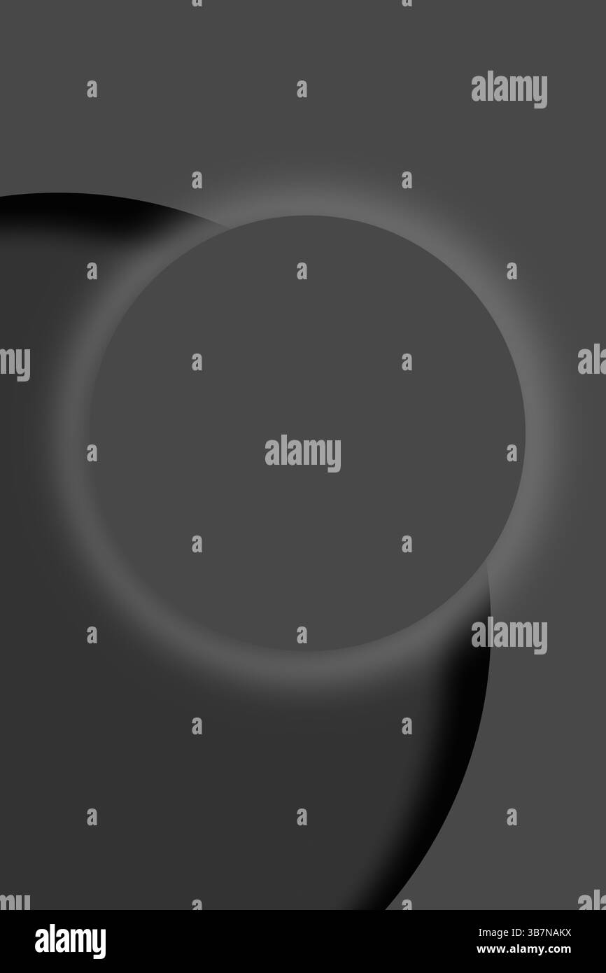 Minimal abstract loop background in Black and White Stock Photos & Images - Alamy