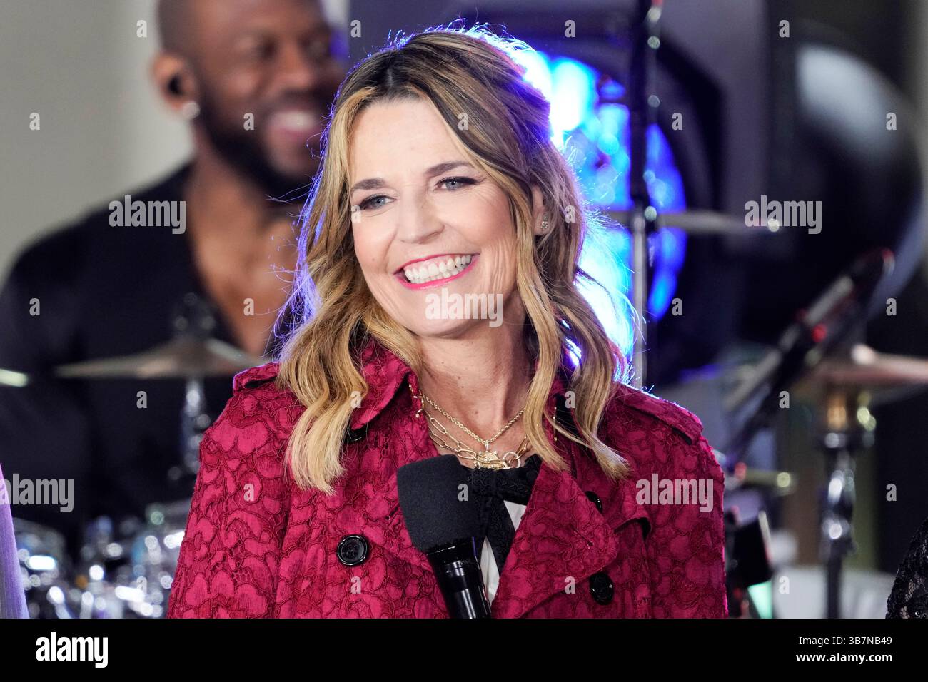 Savannah Guthrie appears on NBC's Today show at Rockefeller Plaza on ...