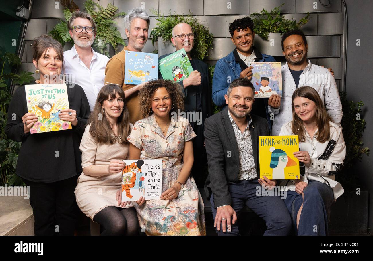 EDITORIAL USE ONLY Shortlist Back L-R - Polly Noakes (Author and ...