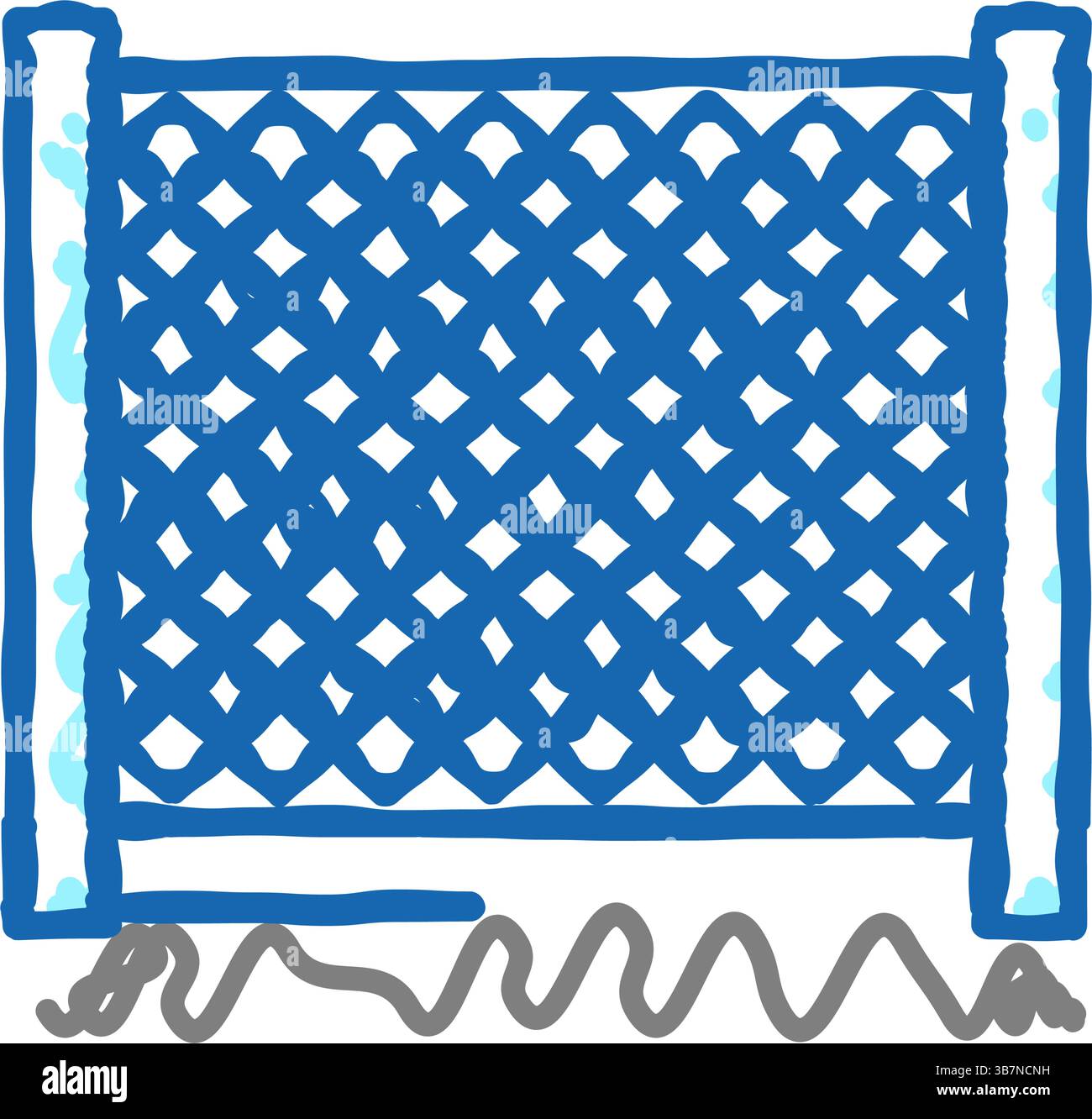 chain fence icon doodle illustration Stock Vector Image & Art - Alamy