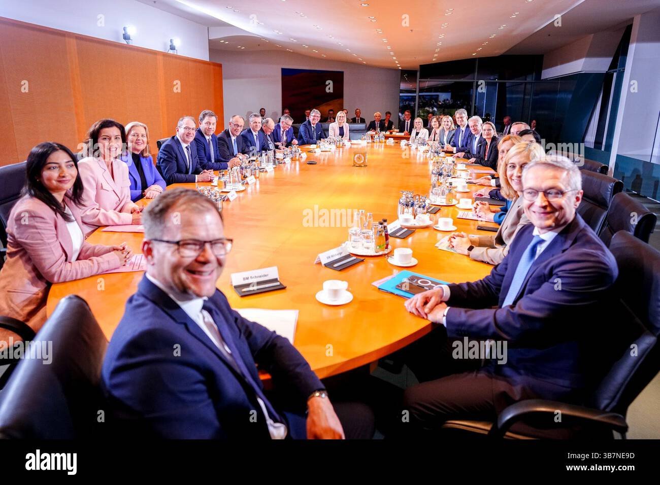 Berlin, Germany. 06th May, 2025. The new Federal Cabinet with the new ...