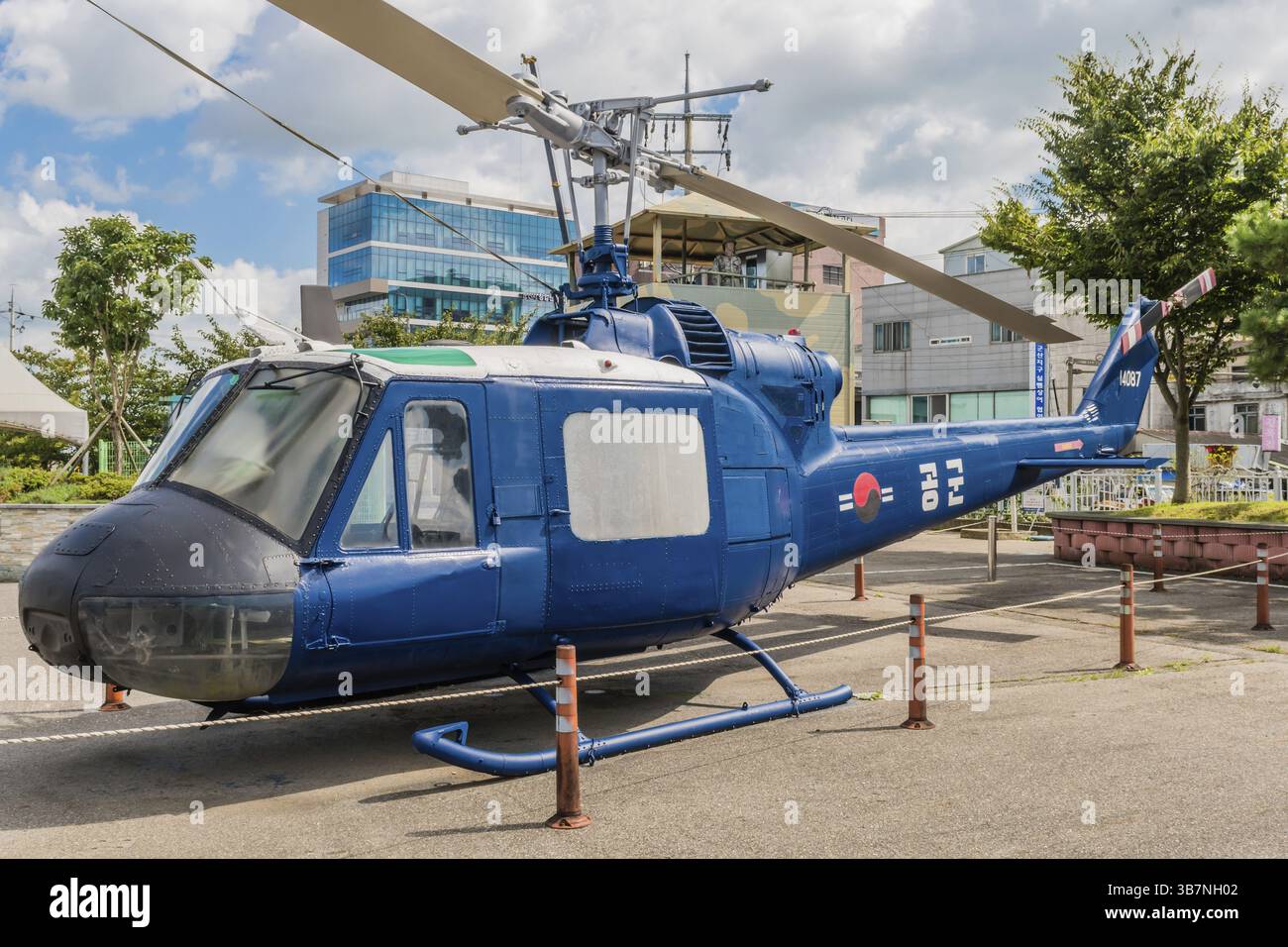 Seosan, South Korea. September 13, 2020: Port side view of Bell UH-1B ...
