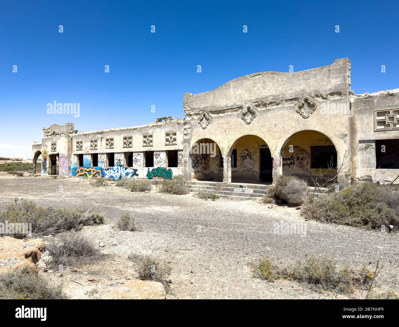 Remains of an old leper colony in abades hi-res stock photography and ...