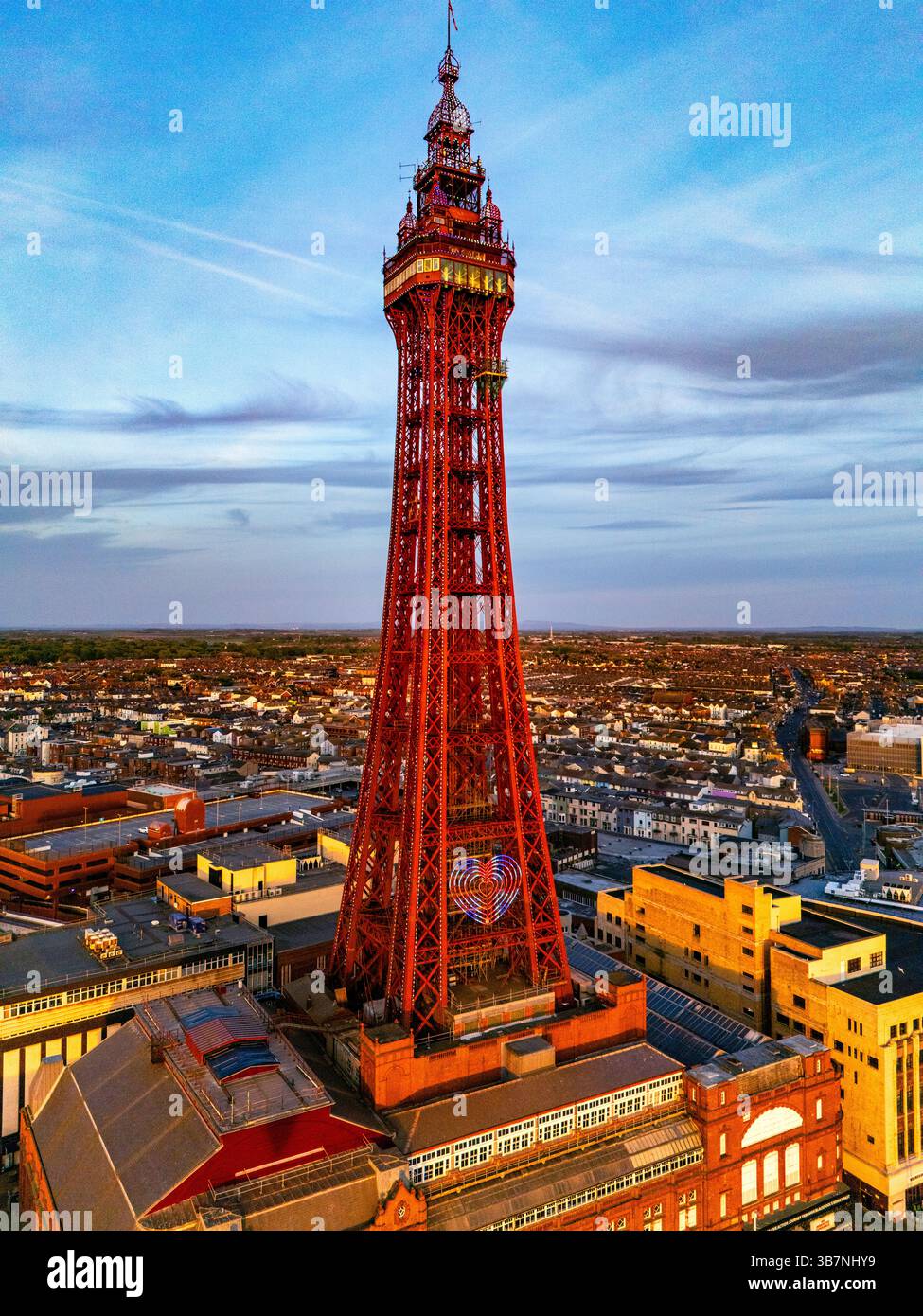 Blackpool Tower is lit up as historic landmarks across the UK are ...