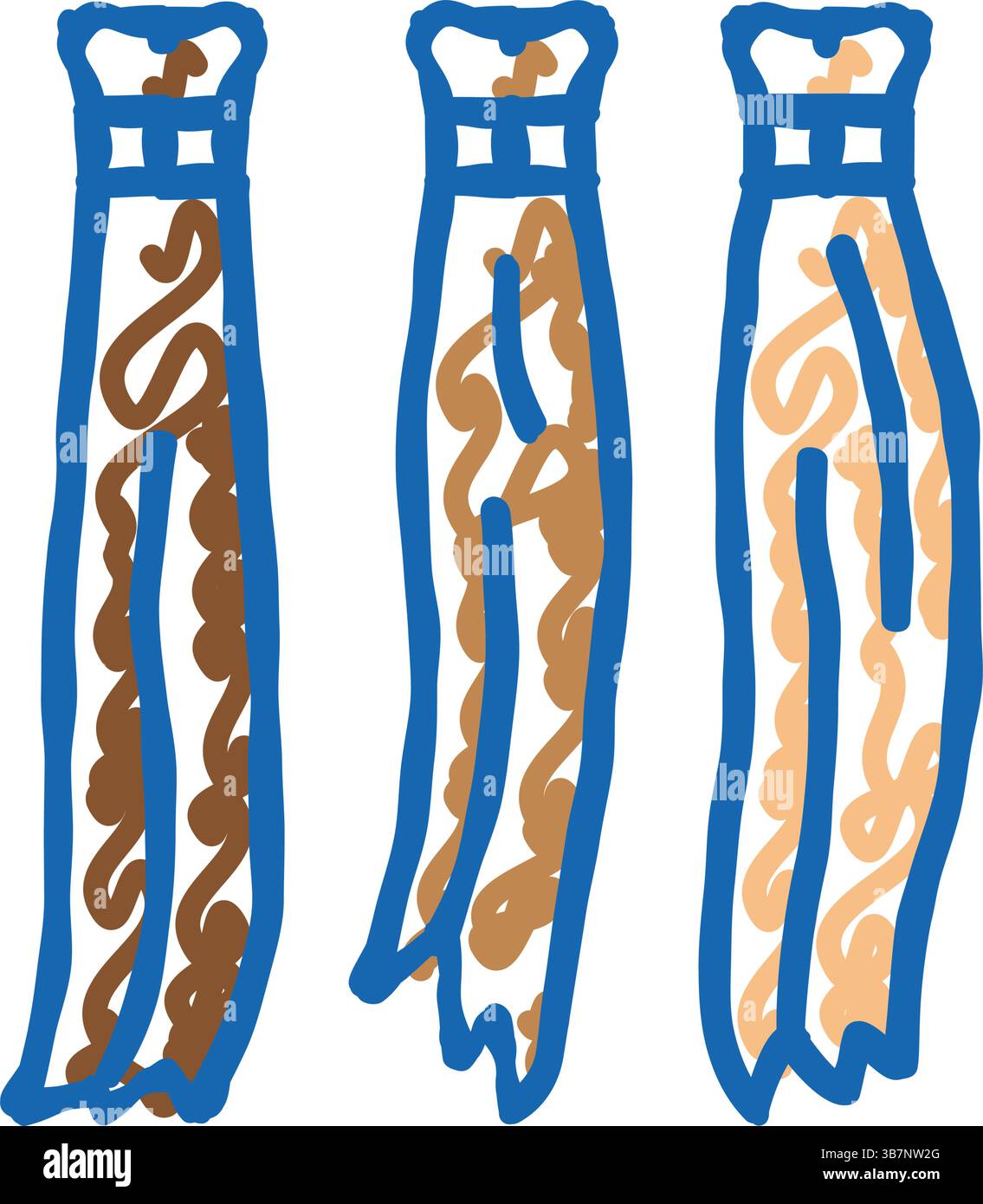 Short natural hair Stock Vector Images - Alamy