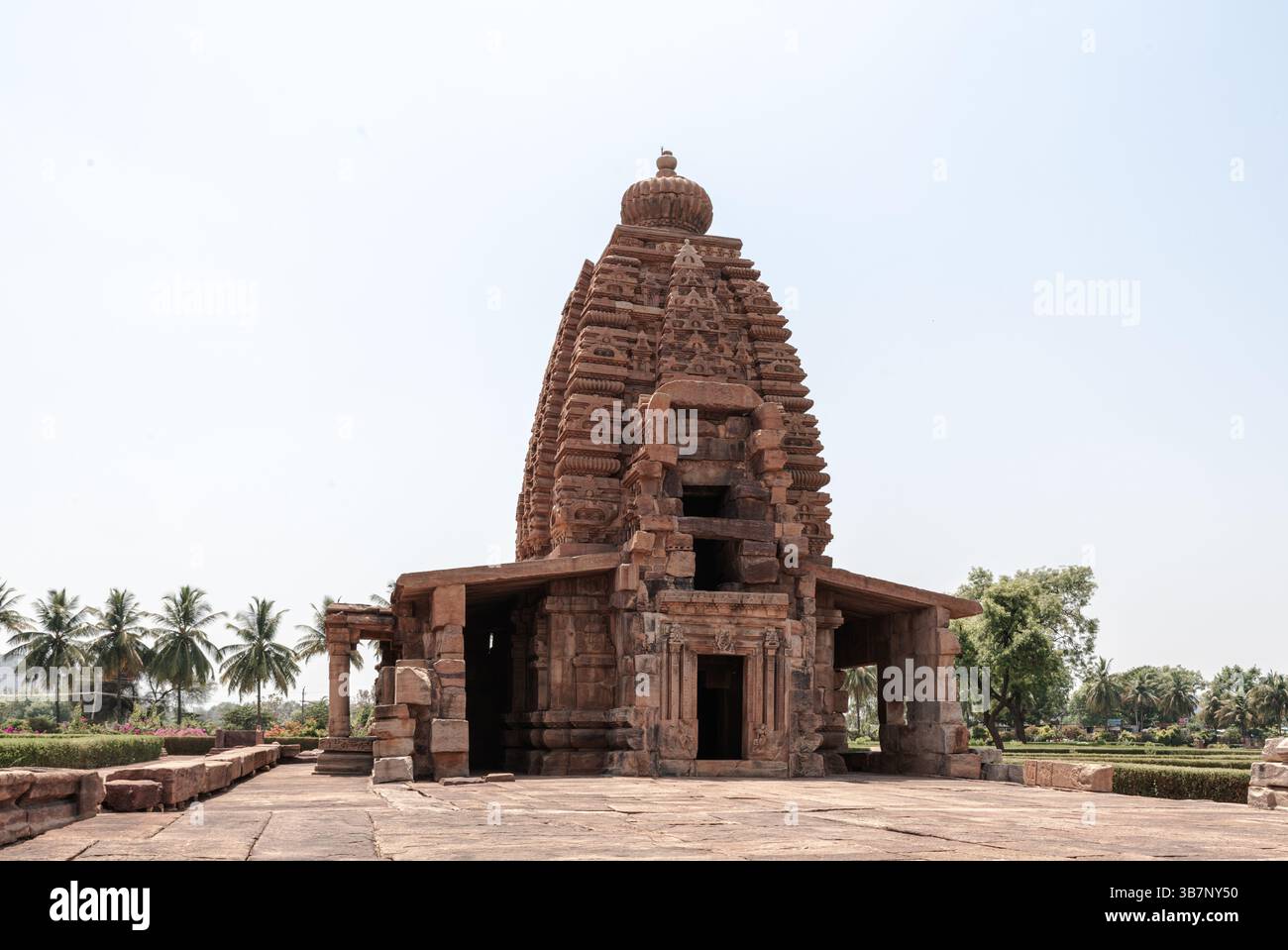 Pattadakal is an ancient temple city, one of the outstanding examples ...
