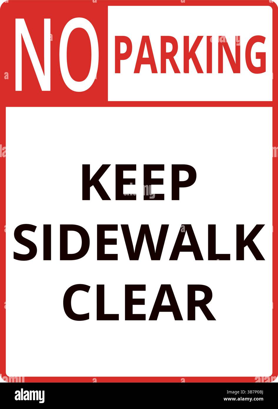 No sidewalk Cut Out Stock Images & Pictures - Alamy