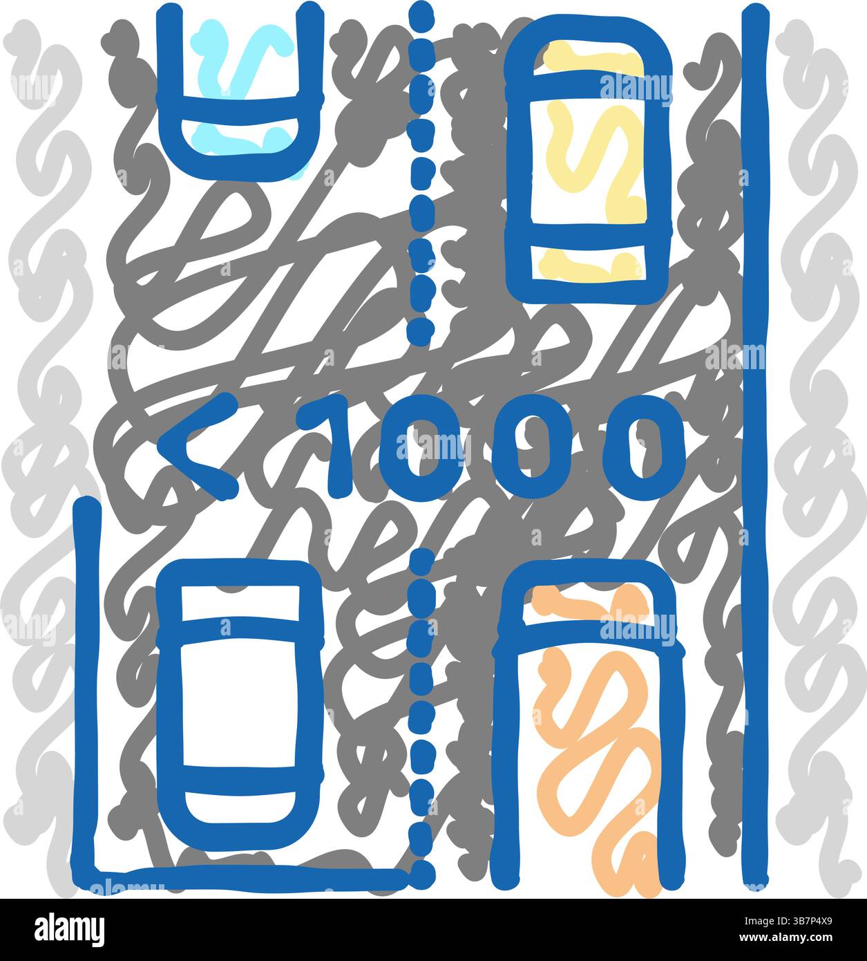 medium traffic road icon doodle illustration Stock Vector Image & Art ...