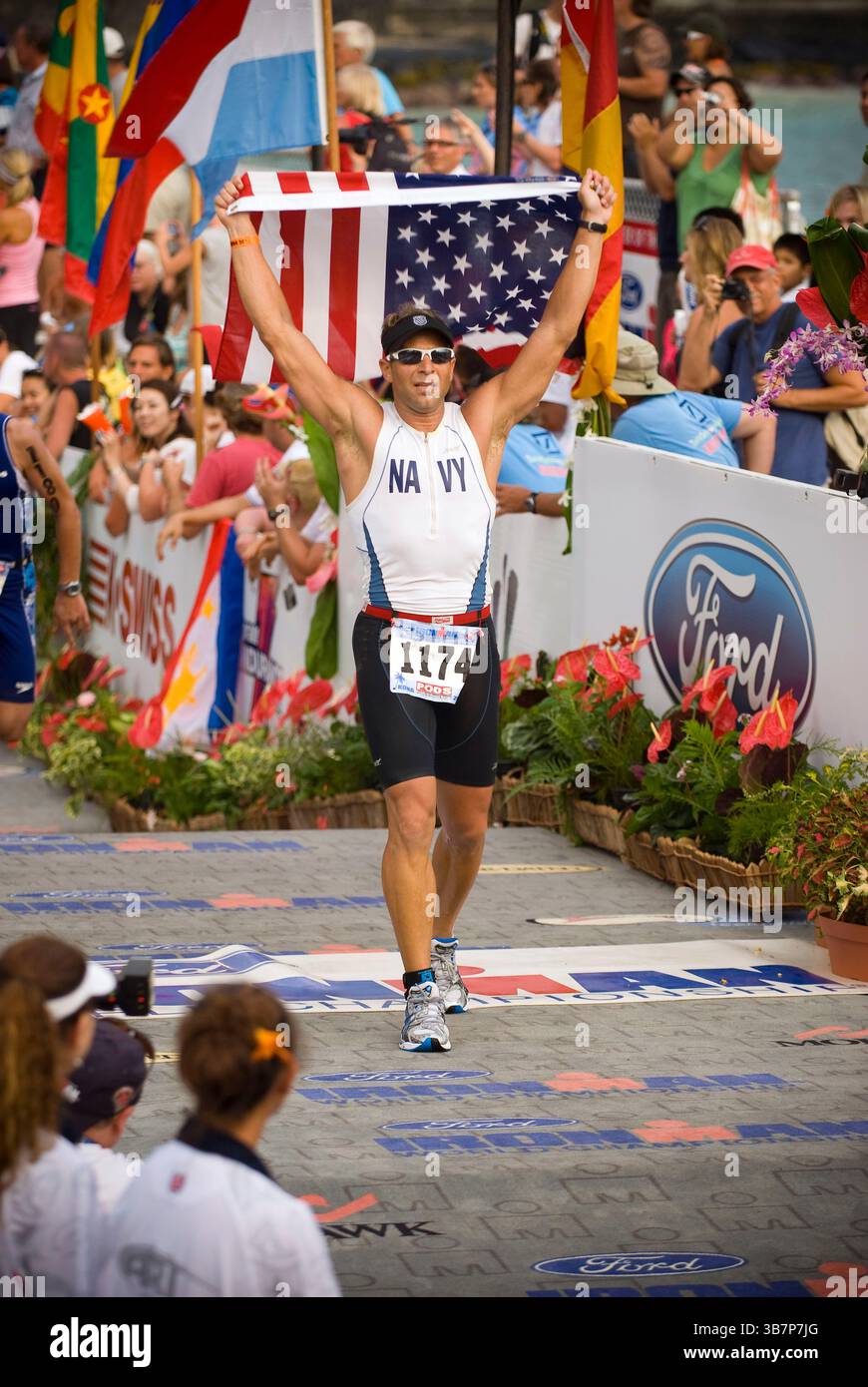Ironman hawaii finish hi-res stock photography and images - Alamy