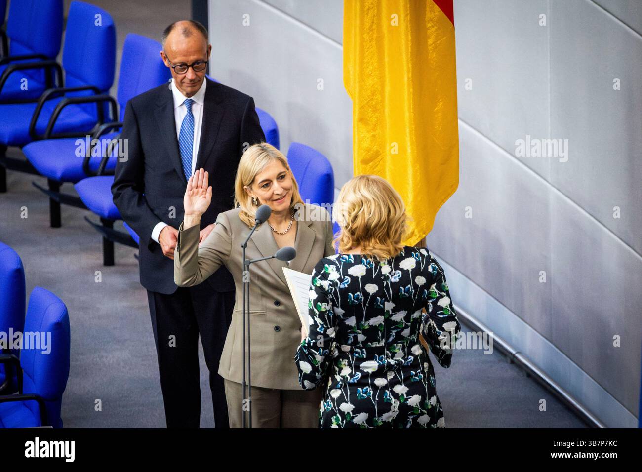 Berlin, Deutschland. 06th May, 2025. Swearing-in of Nina Warken (CDU ...