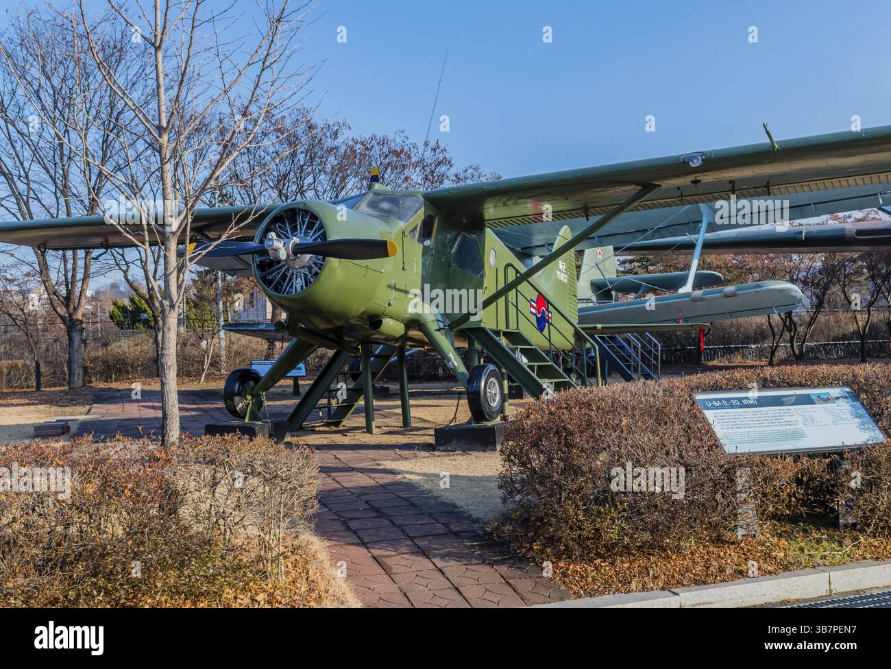 Seoul, South Korea. January 10, 2020: de Havilland Canada U-6 Beaver ...
