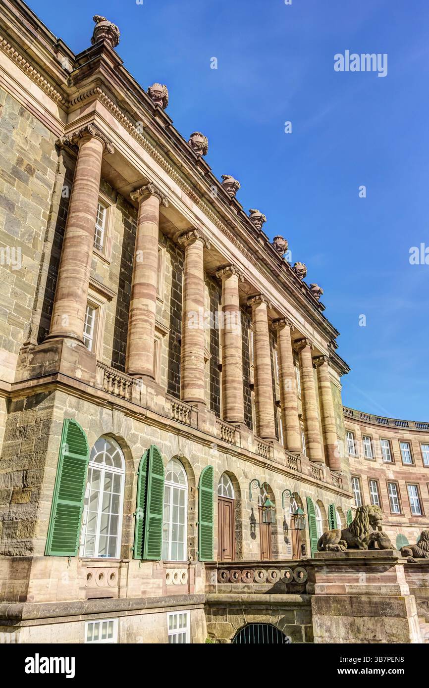 Neoclassical palace located in Kassel Wilhelmshohe, Germany, Europe ...