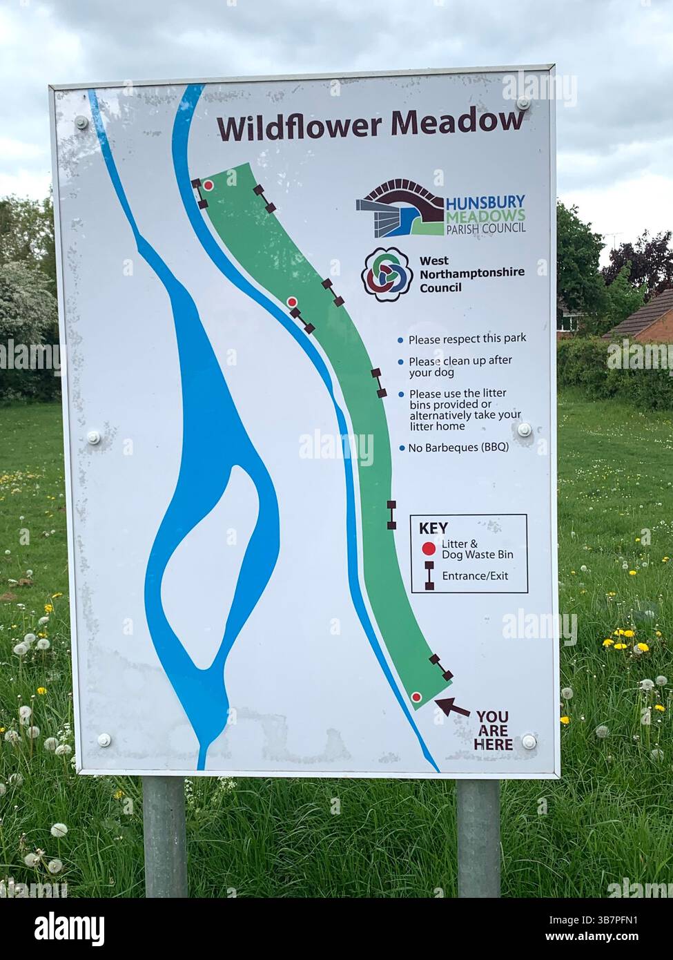 Danger sign signs flood risk area caution deep water wet and muddy ...