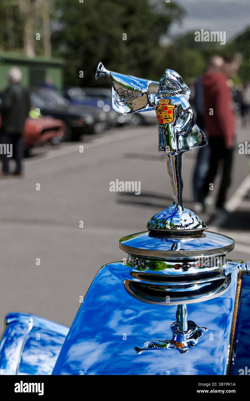 Cadillac bonnet ornament from 1929 Cadillac 341B limousine DS8910 Stock ...