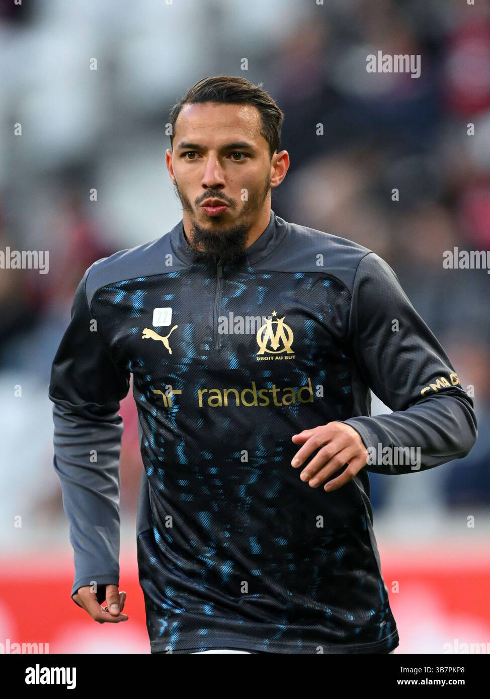 LILLE - Ismael Bennacer of Olympique de Marseille during the French ...