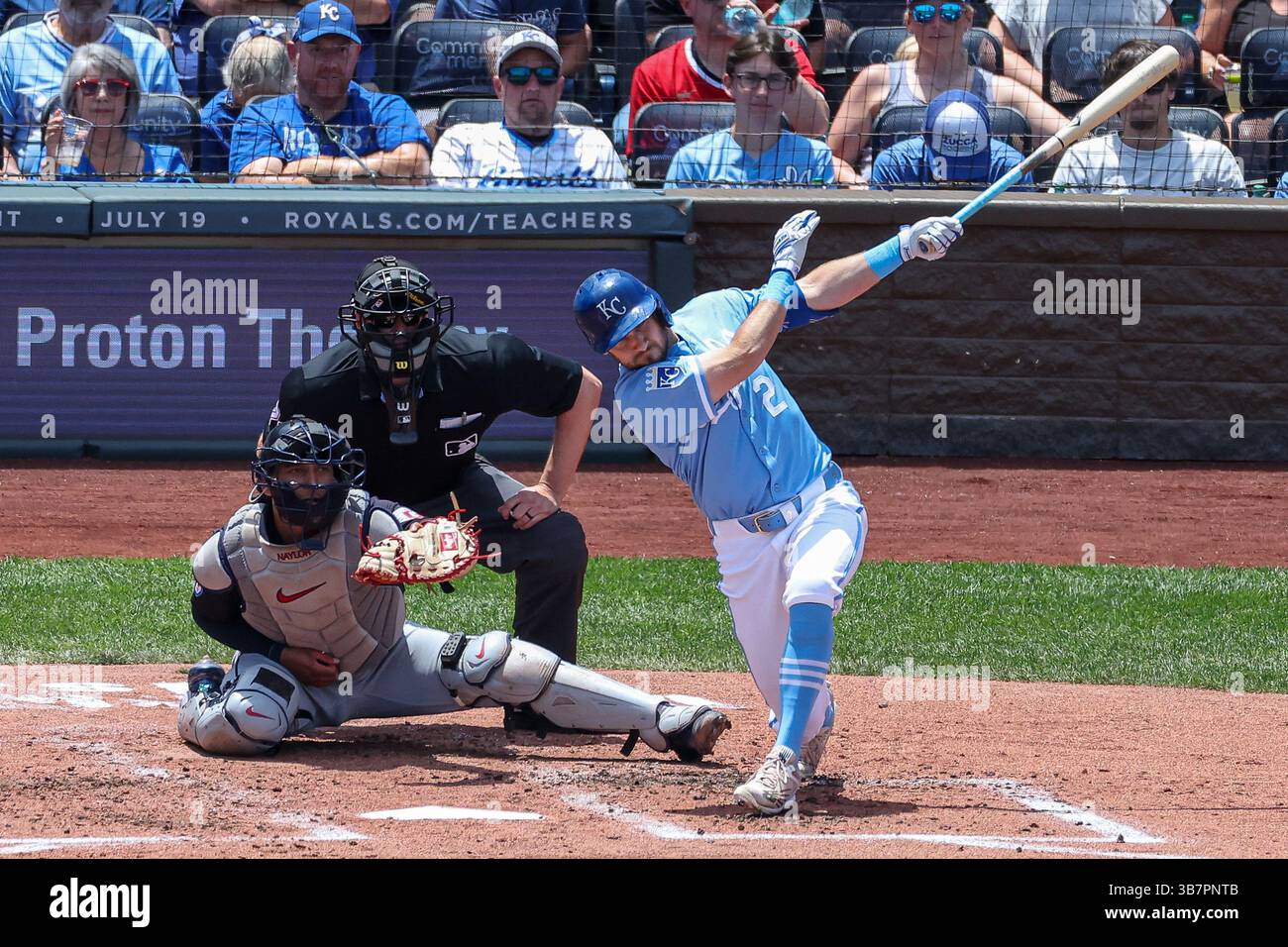 June 30, 2024: Kansas City Royals outfielder Garrett Hampson (2 ...