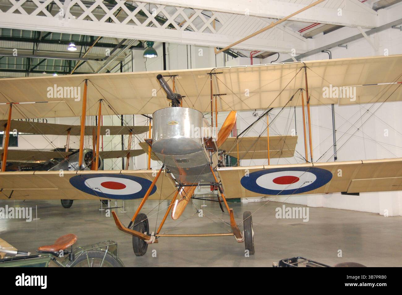 Vickers F.B.5 'Gunbus' replica WW1 biplane, RAF Museum Stock Photo - Alamy