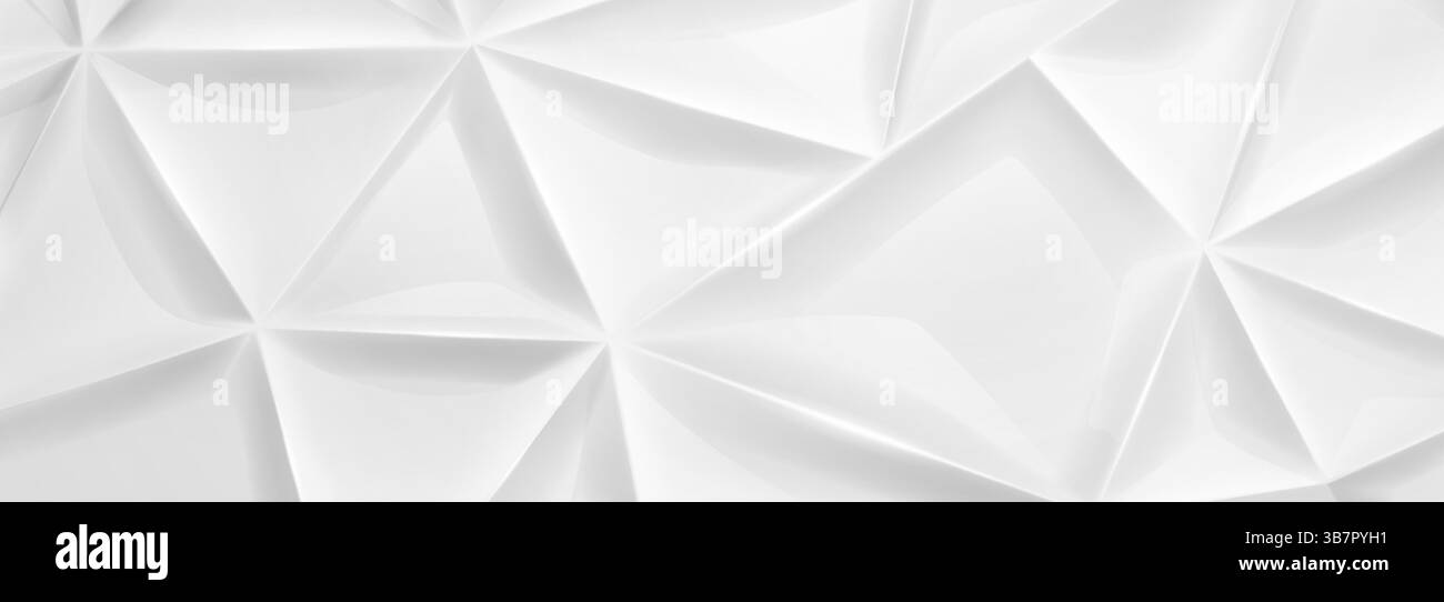 Abstract geometric white vector illustration featuring interconnected ...