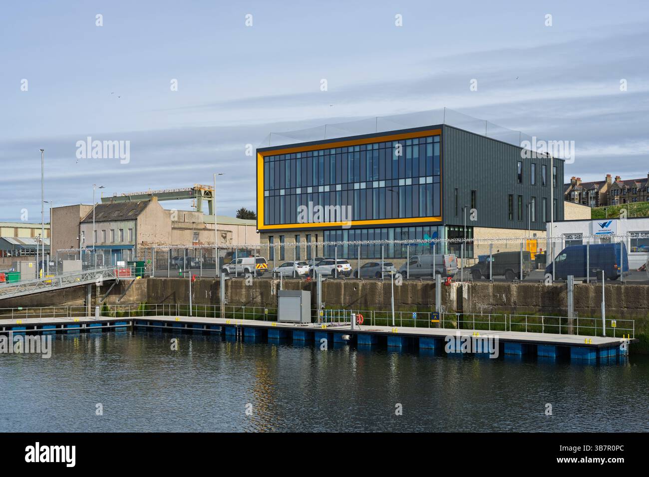 Buckie Harbour, Moray, UK. 6th May, 2025. This is the Office Premises ...
