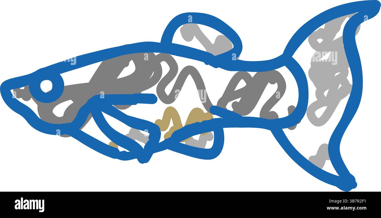 Molly fish Stock Vector Images - Alamy