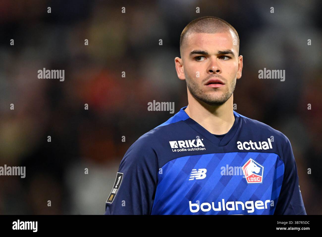 LILLE - Lille OSC goalkeeper Lucas Chevalier during the French Ligue 1 ...