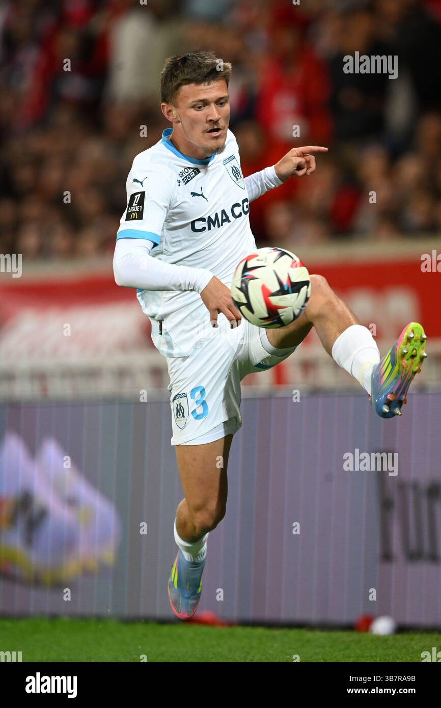 LILLE - Quentin Merlin of Olympique de Marseille during the French ...