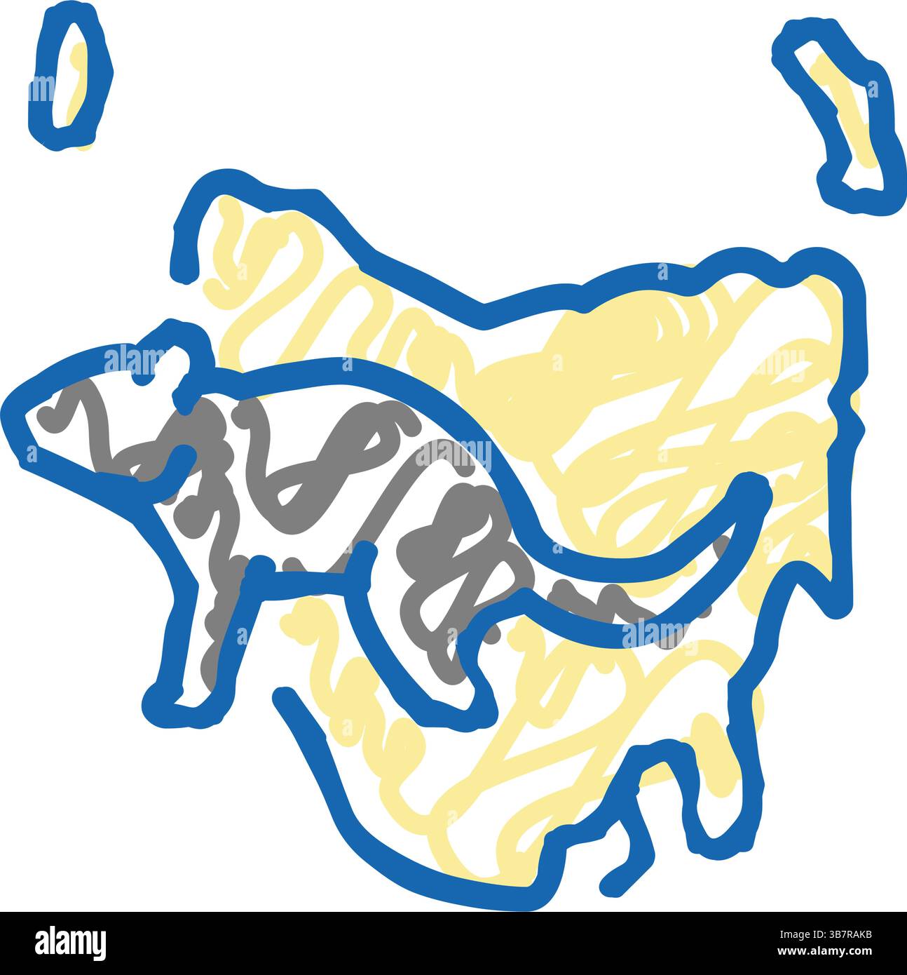 tasmania animal icon doodle illustration Stock Vector Image & Art - Alamy