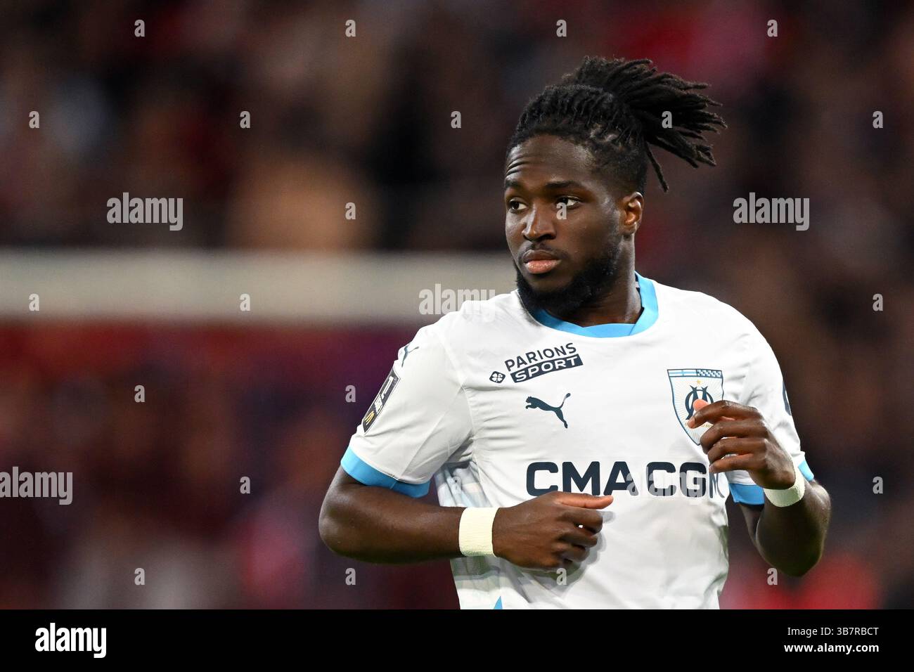 LILLE - Jonathan Rowe of Olympique de Marseille during the French Ligue ...
