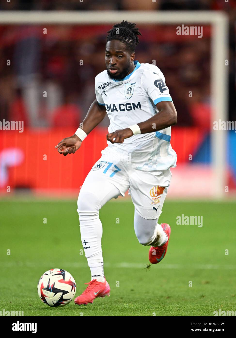 LILLE - Jonathan Rowe of Olympique de Marseille during the French Ligue ...