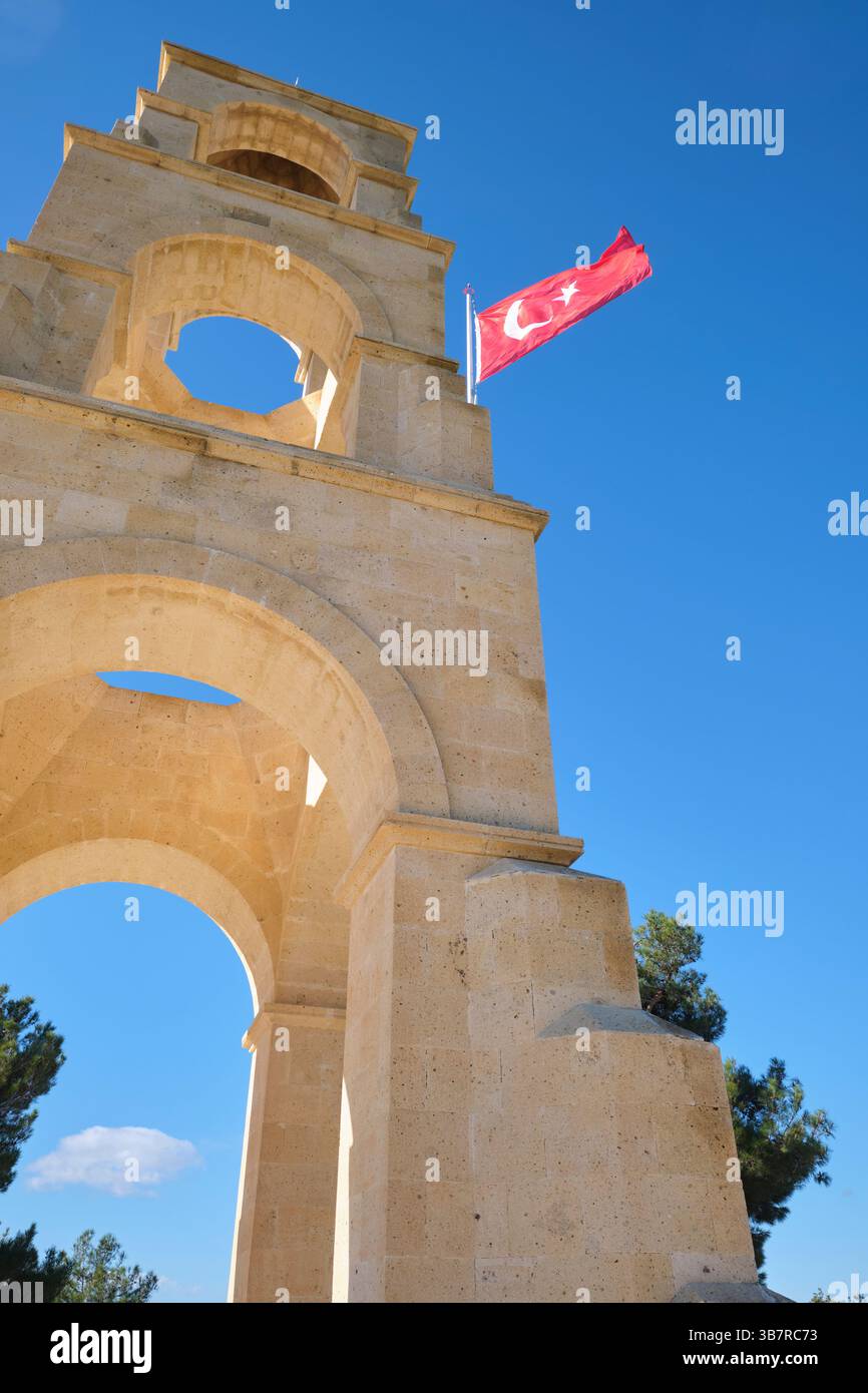 At the 57th Infantry Regiment memorial in Gallipoli, Turkey Stock Photo ...