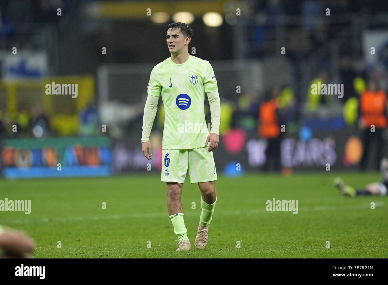 Gavi of FC Barcelona after the UEFA Champions League, Semi-finals, 2nd ...