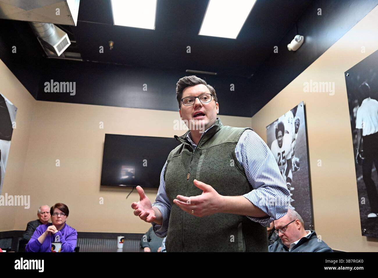 January 25, 2024, Emporia, Kansas, US: U.S. Representative Jake ...