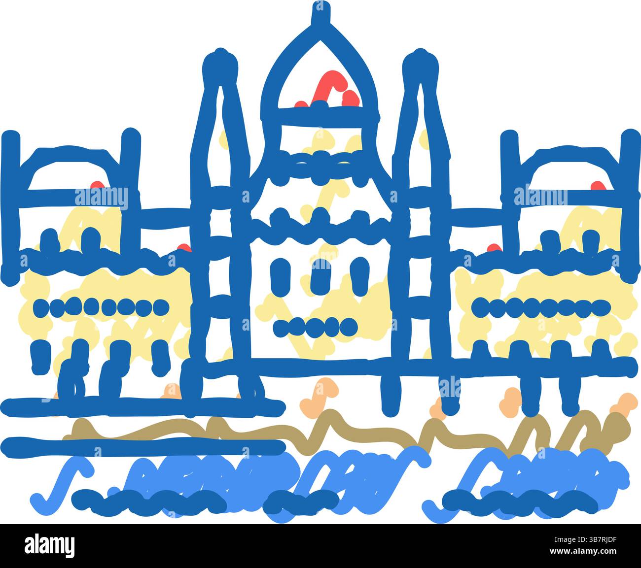 Old building edinburgh castle Stock Vector Images - Alamy