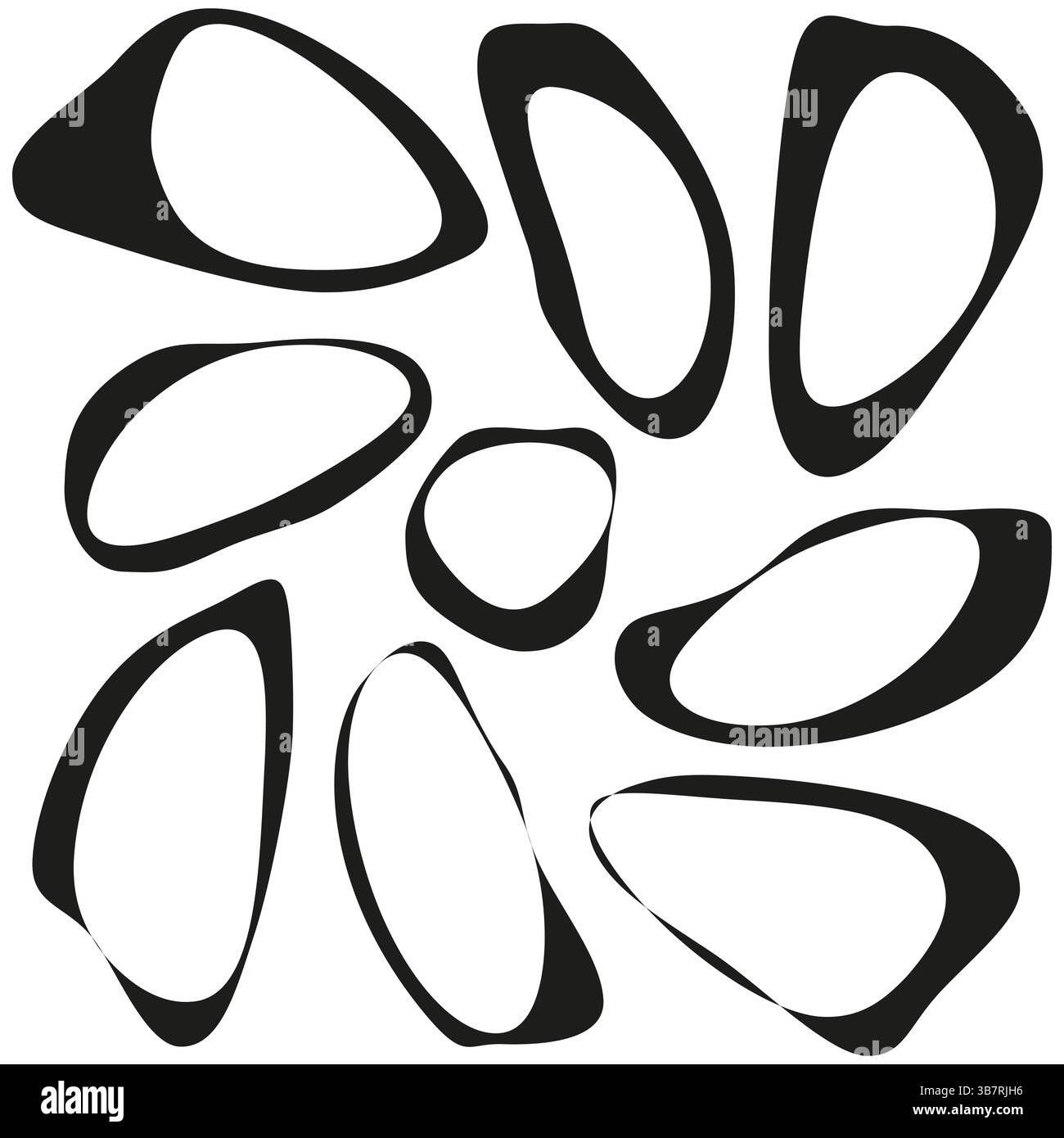 Stretched oval Stock Vector Images - Alamy