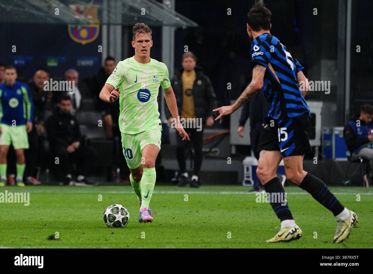 Giuseppe Meazza, Milan, Italy. 6th May, 2025. Champions League Semi ...