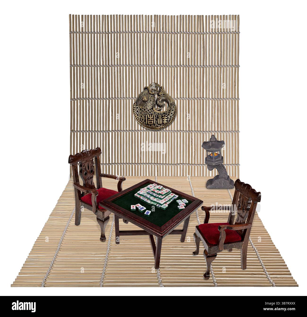 Mahjong table hi-res stock photography and images - Alamy