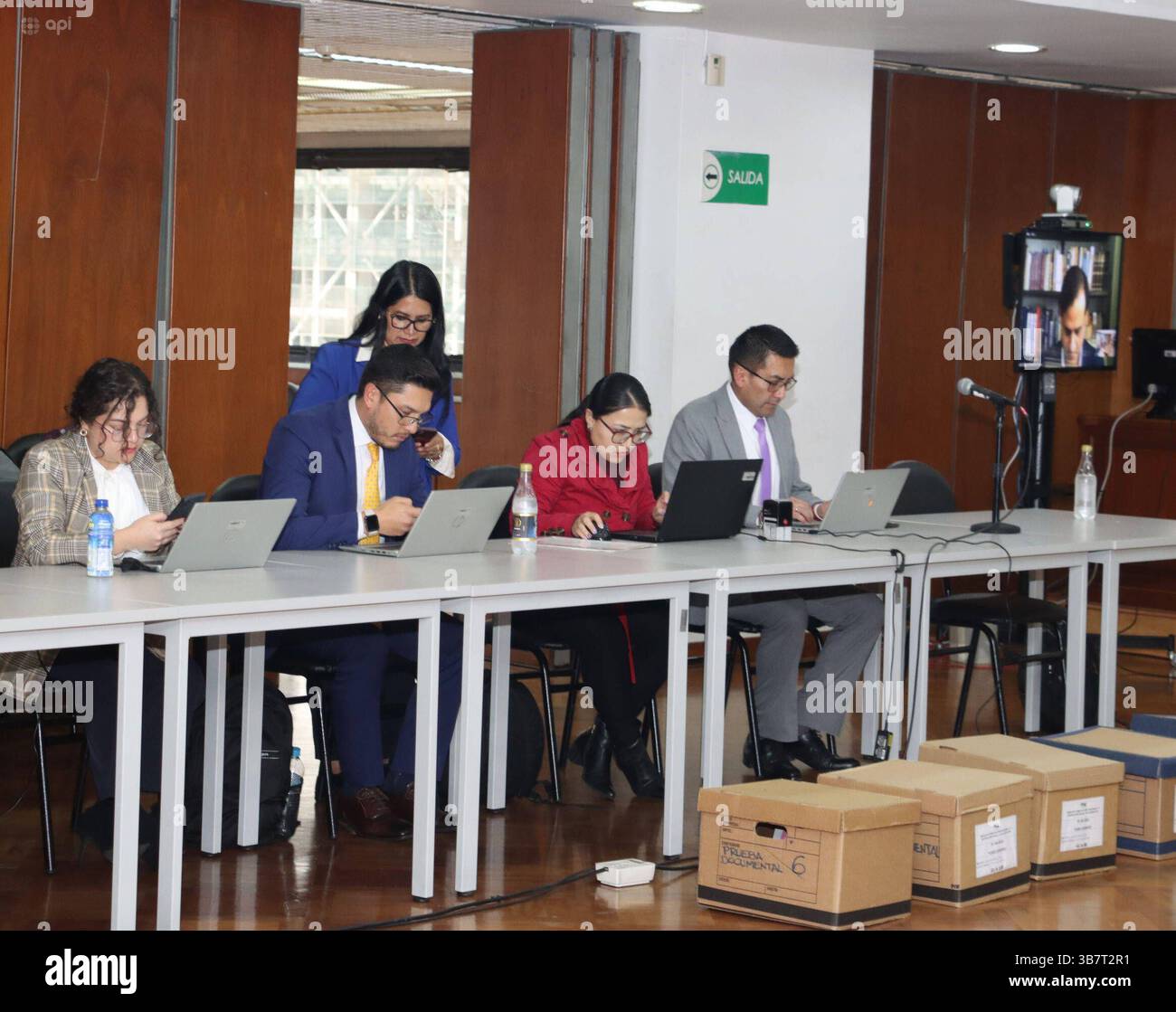 CASO LIGA AZUL Quito, Tuesday, May 6, 2025 Hearing of Augusto Verduga ...