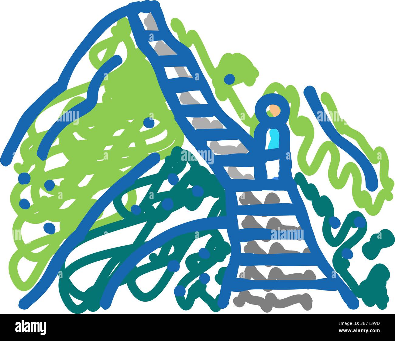 haiku stairs icon doodle illustration Stock Vector Image & Art - Alamy