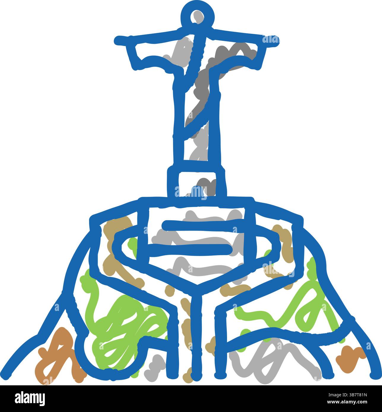 rio de janeiro icon doodle illustration Stock Vector Image & Art - Alamy